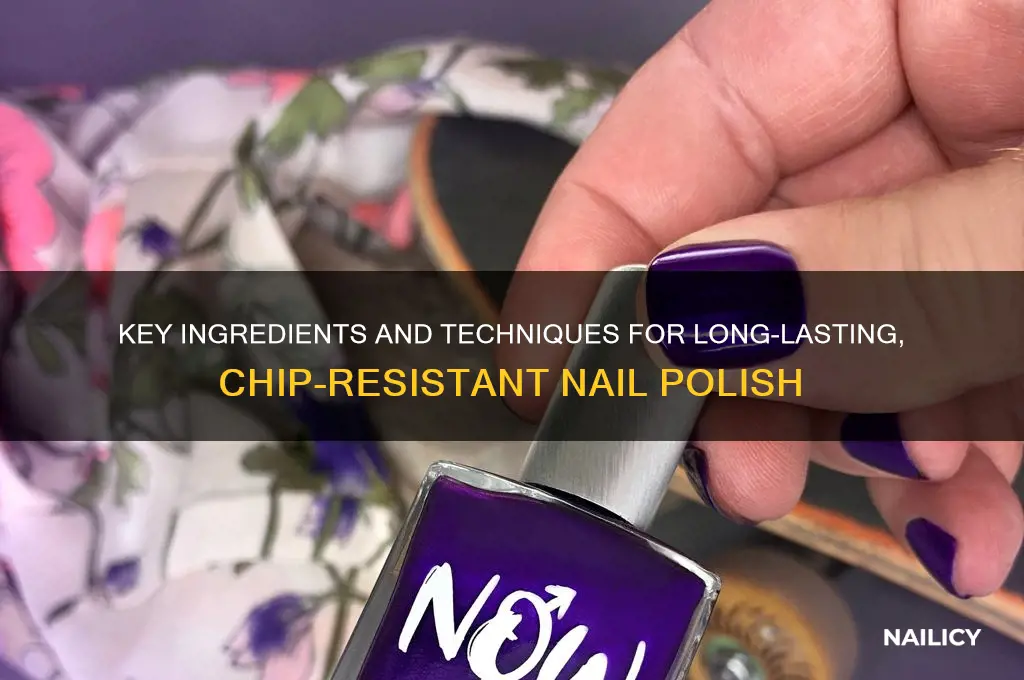 Key Ingredients And Techniques For Long-Lasting, Chip-Resistant Nail ...
