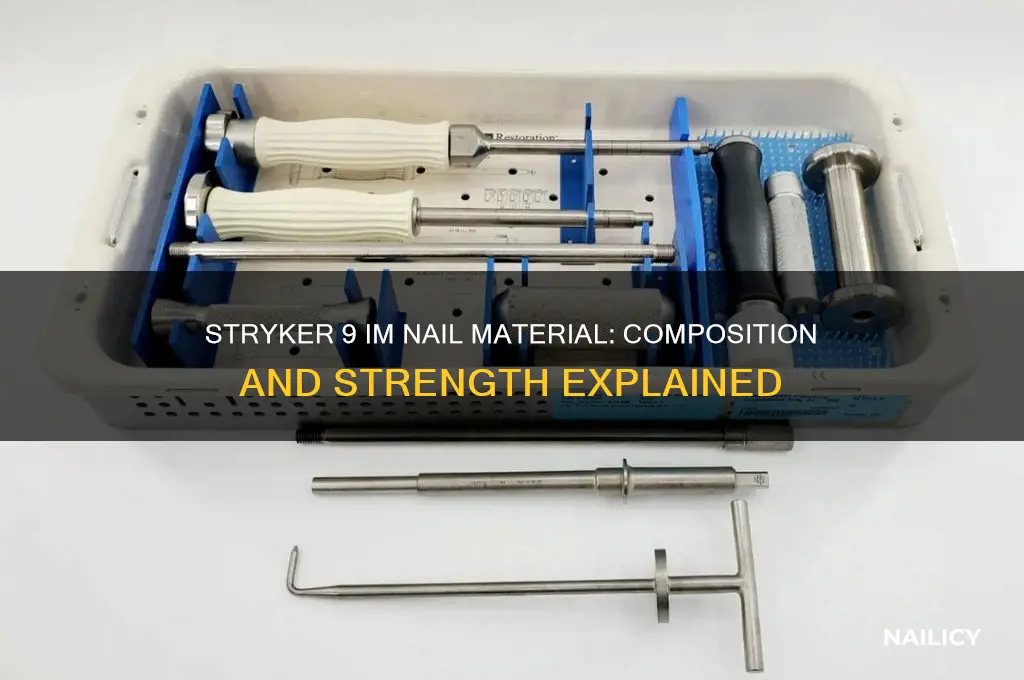 Stryker 9 Im Nail Material: Composition And Strength Explained | Nailicy