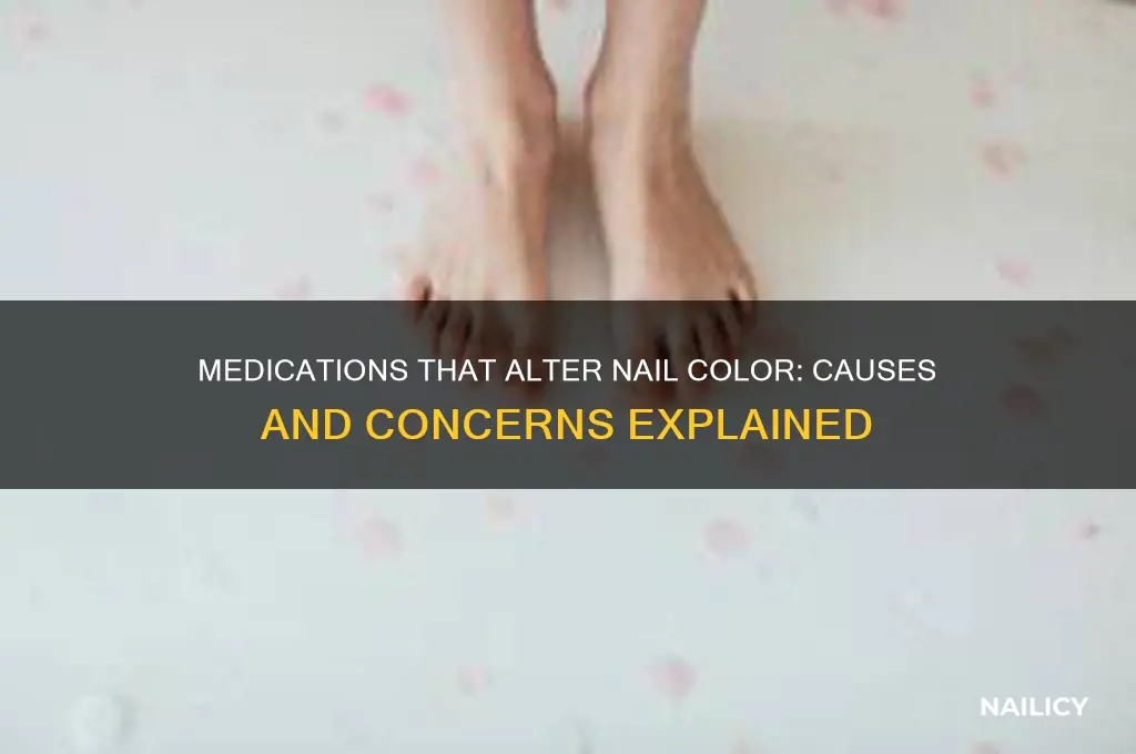 Medications That Alter Nail Color: Causes And Concerns Explained | Nailicy