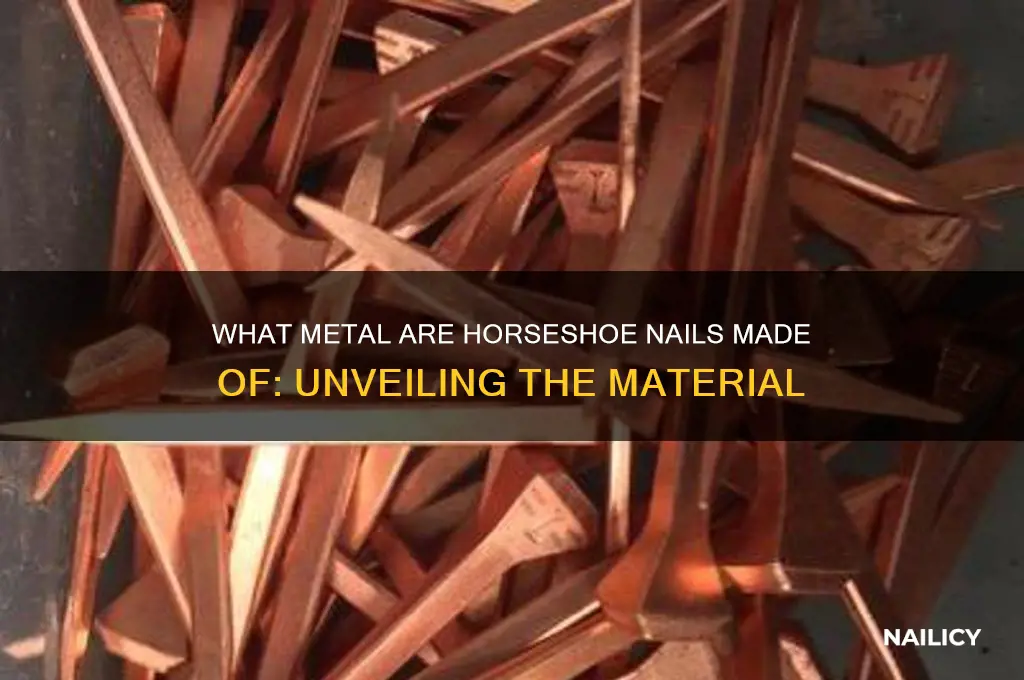 What Metal Are Horseshoe Nails Made Of: Unveiling The Material | Nailicy