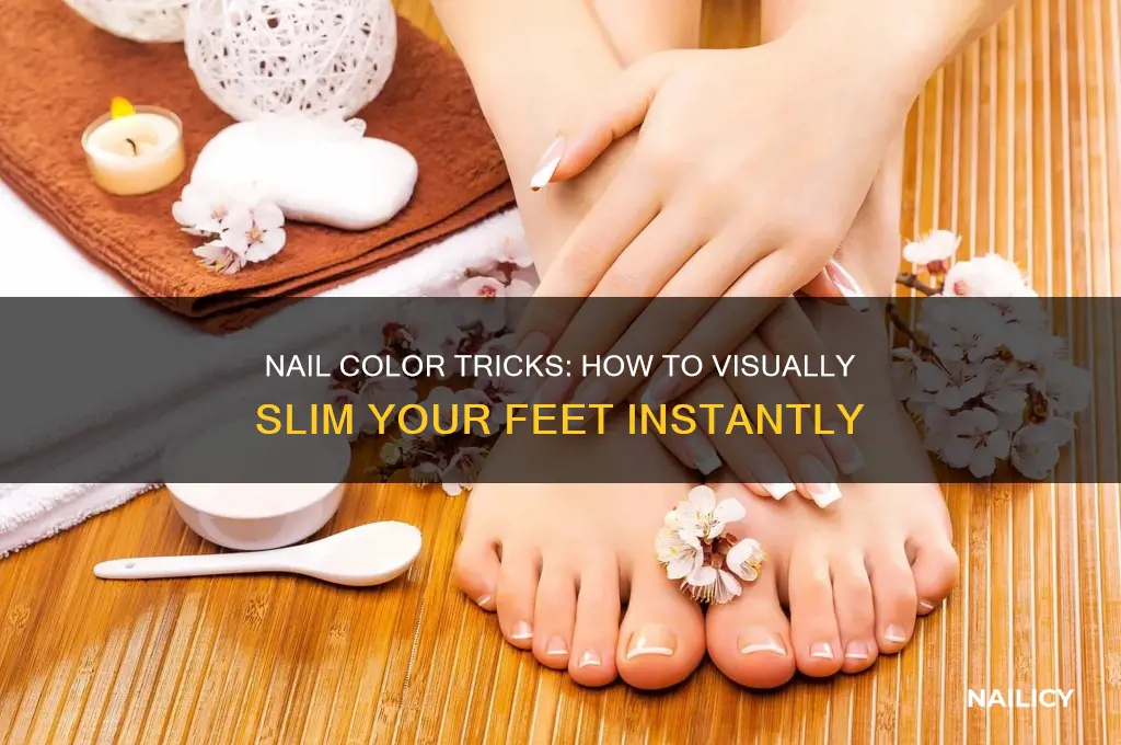 Nail Color Tricks: How To Visually Slim Your Feet Instantly | Nailicy