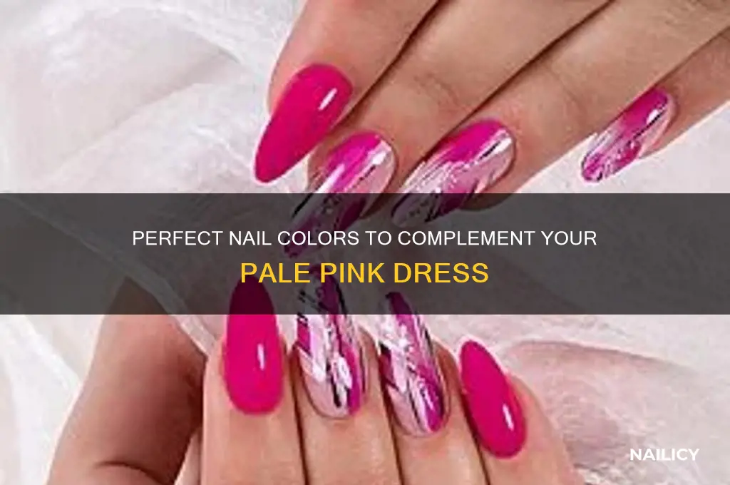 Perfect Nail Colors To Complement Your Pale Pink Dress | Nailicy