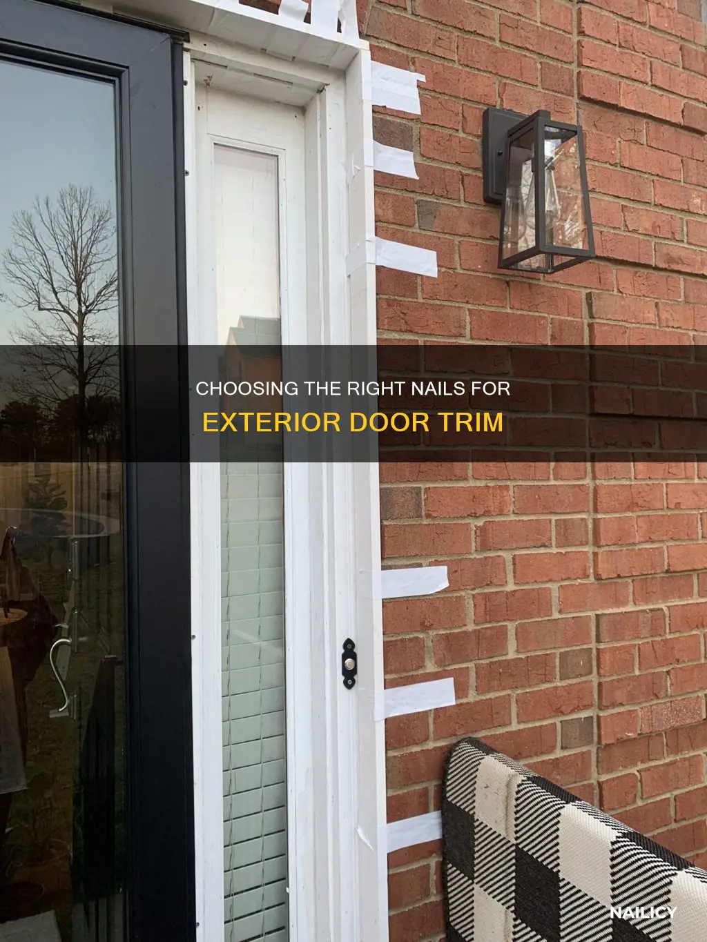 Choosing The Right Nails For Exterior Door Trim | Nailicy