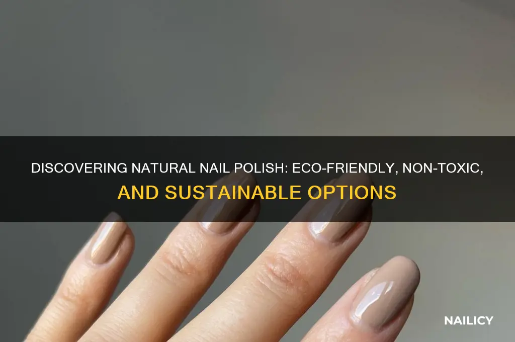 Discovering Natural Nail Polish: Eco-Friendly, Non-Toxic, And ...