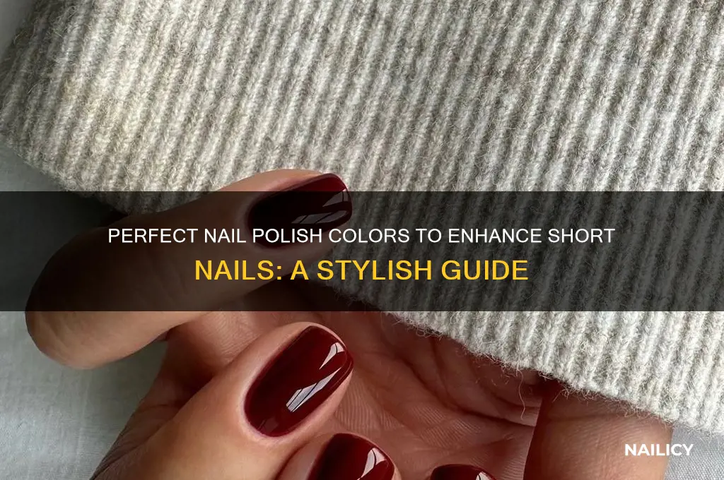 Perfect Nail Polish Colors To Enhance Short Nails: A Stylish Guide ...