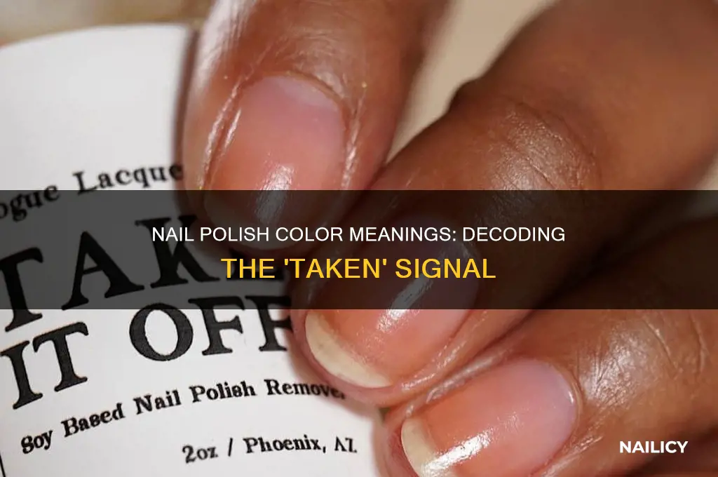 Nail Polish Color Meanings: Decoding The 'Taken' Signal | Nailicy
