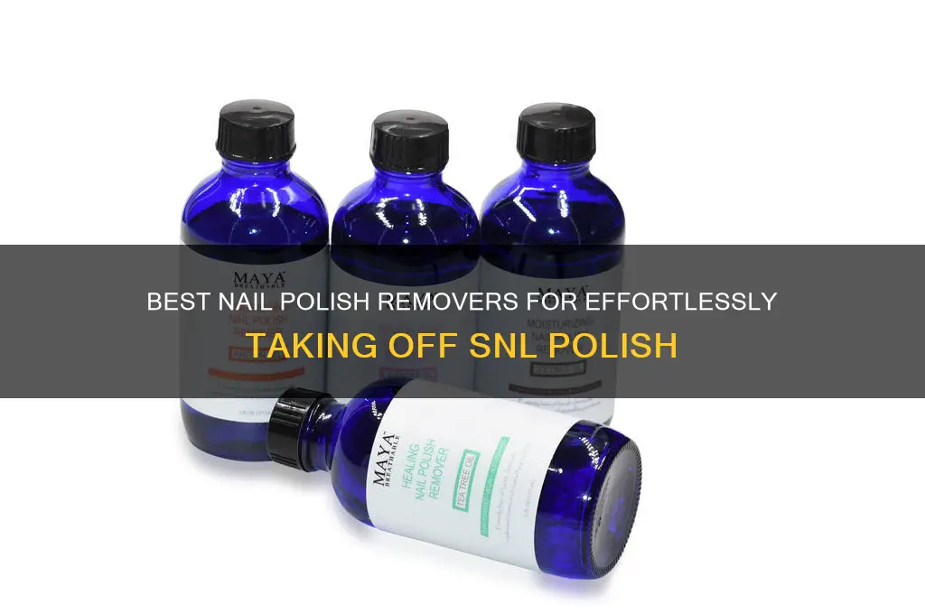 Best Nail Polish Removers For Effortlessly Taking Off Snl Polish | Nailicy
