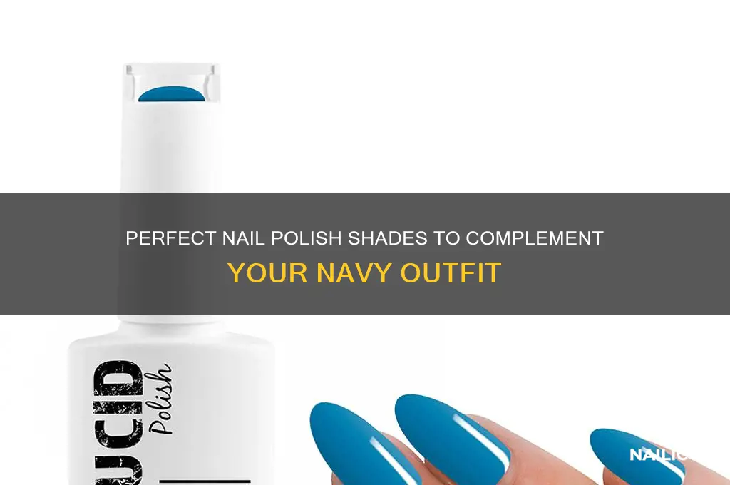 Perfect Nail Polish Shades To Complement Your Navy Outfit | Nailicy