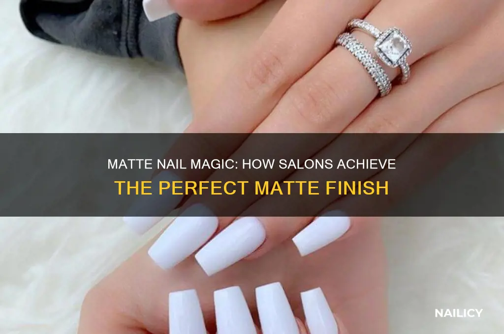 Matte Nail Magic: How Salons Achieve The Perfect Matte Finish | Nailicy