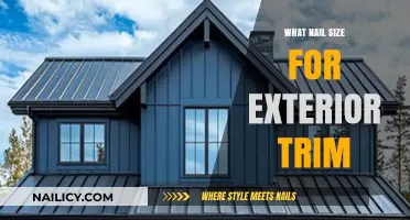 Choosing The Right Nails For Exterior Trim Work | Nailicy