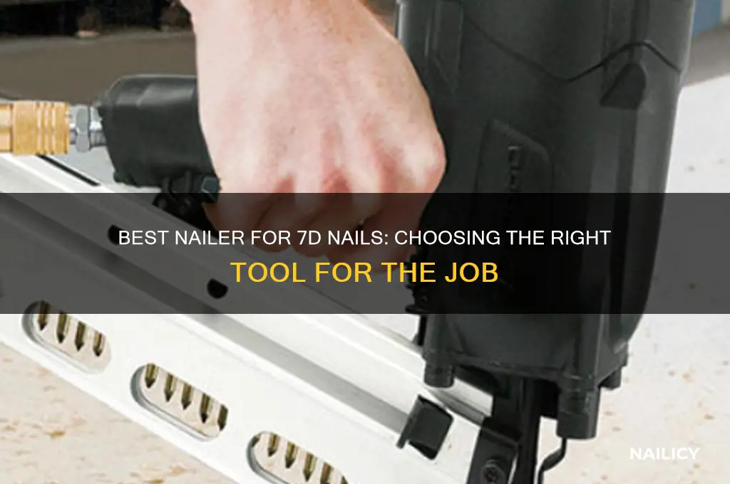 Best Nailer For 7D Nails: Choosing The Right Tool For The Job | Nailicy