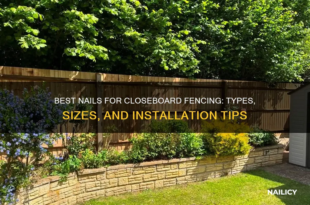 Best Nails For Closeboard Fencing: Types, Sizes, And Installation Tips ...