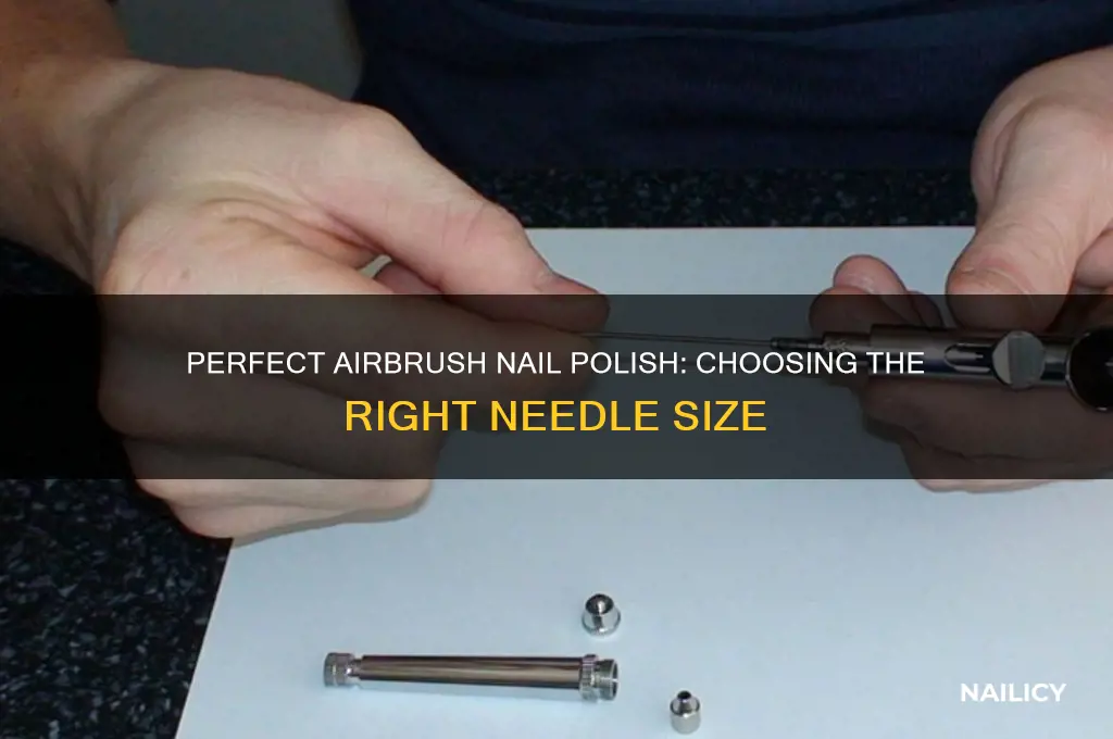 Perfect Airbrush Nail Polish: Choosing The Right Needle Size | Nailicy