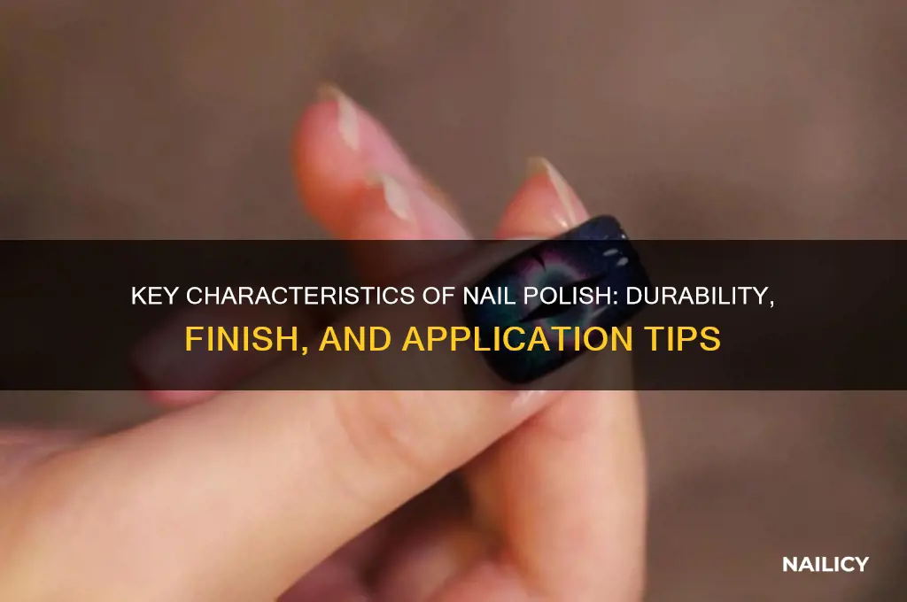 Key Characteristics Of Nail Polish: Durability, Finish, And Application ...