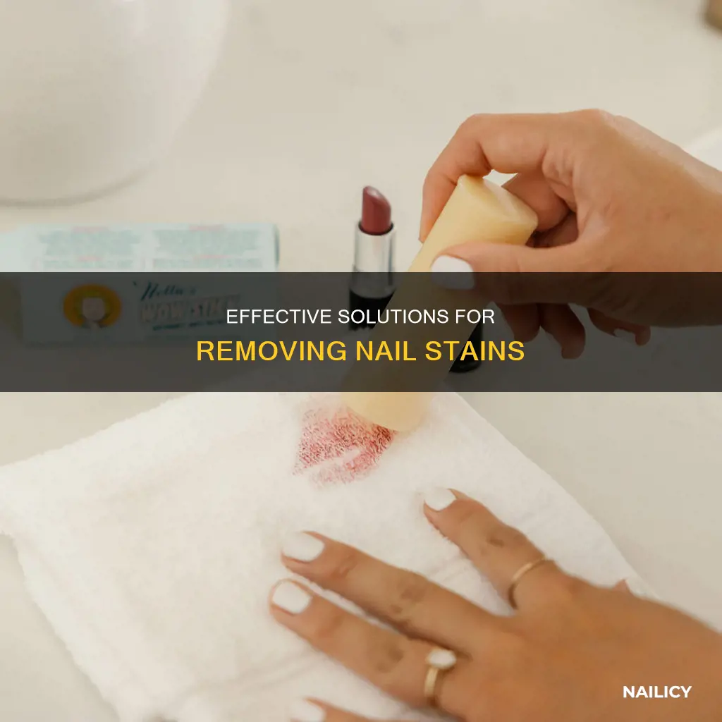 Effective Solutions For Removing Nail Stains | Nailicy