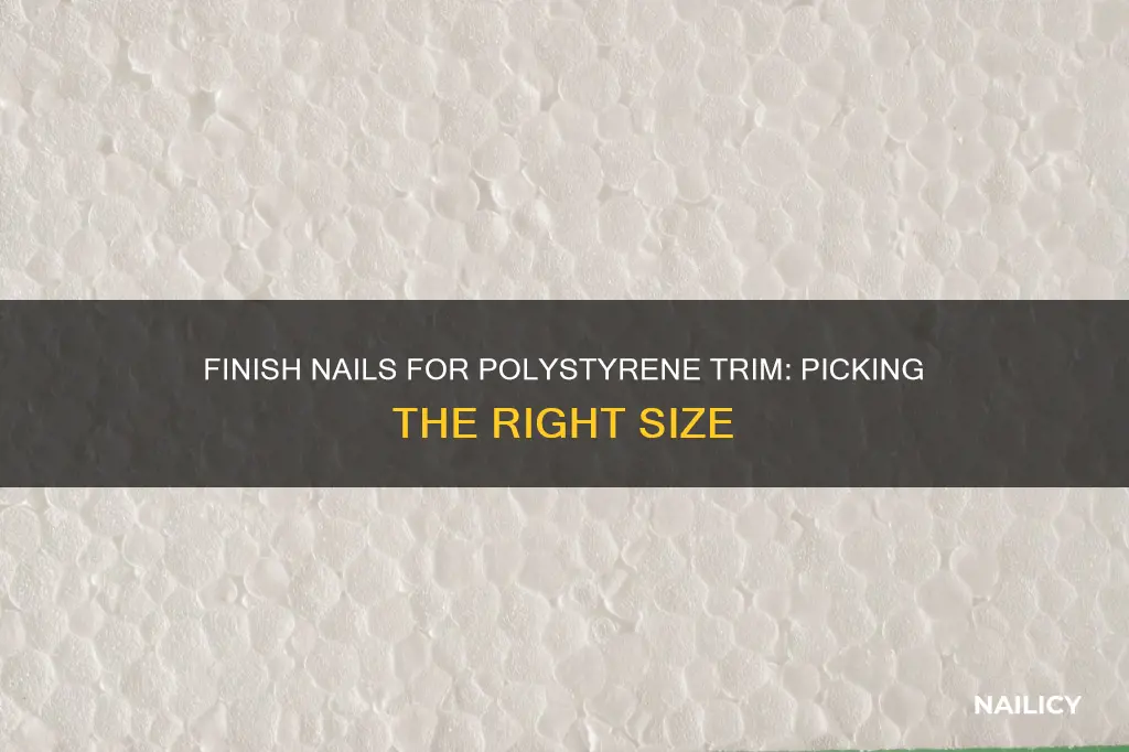 Finish Nails For Polystyrene Trim: Picking The Right Size | Nailicy