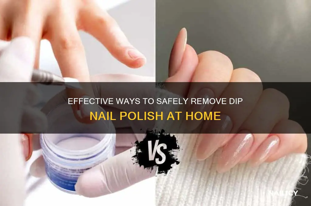 Effective Ways To Safely Remove Dip Nail Polish At Home | Nailicy