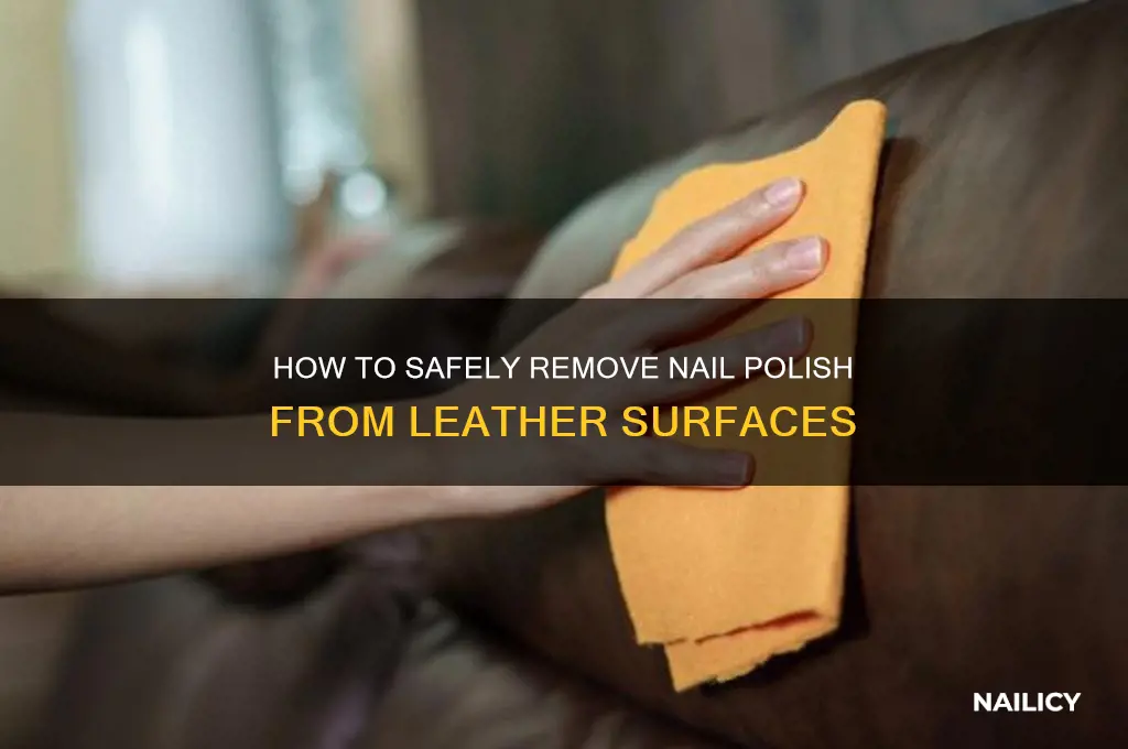 How To Remove Nail Varnish From Leather