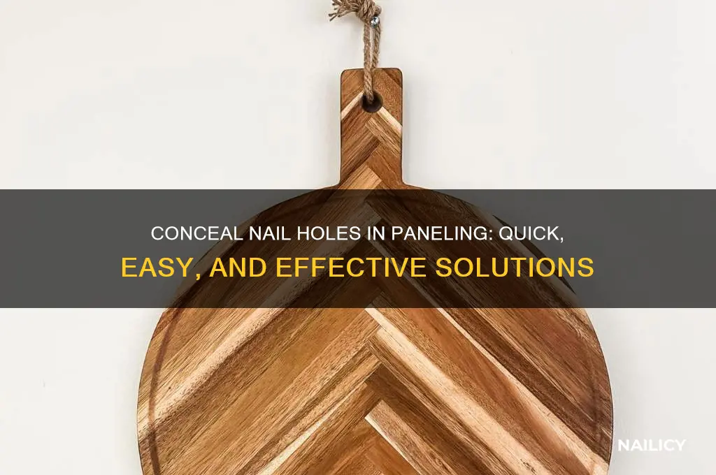 Conceal Nail Holes In Paneling: Quick, Easy, And Effective Solutions ...
