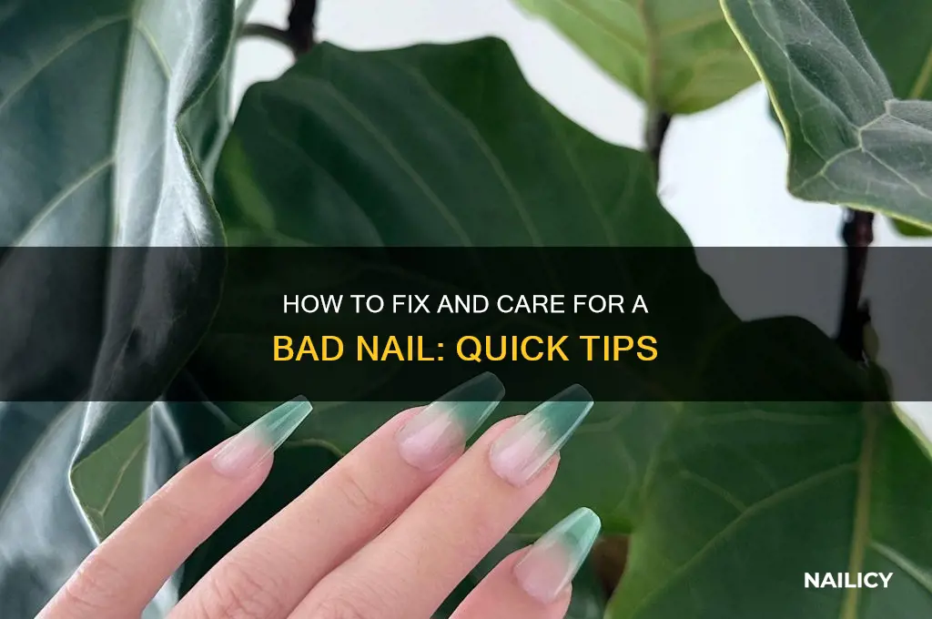 How To Fix And Care For A Bad Nail: Quick Tips | Nailicy
