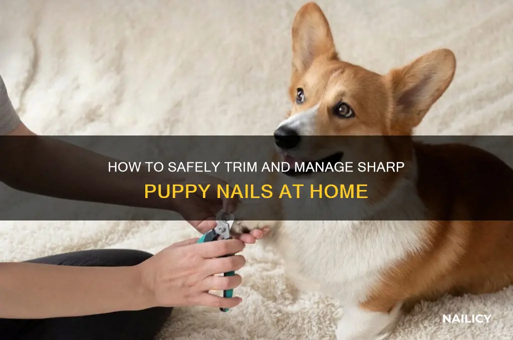 How To Safely Trim And Manage Sharp Puppy Nails At Home | Nailicy