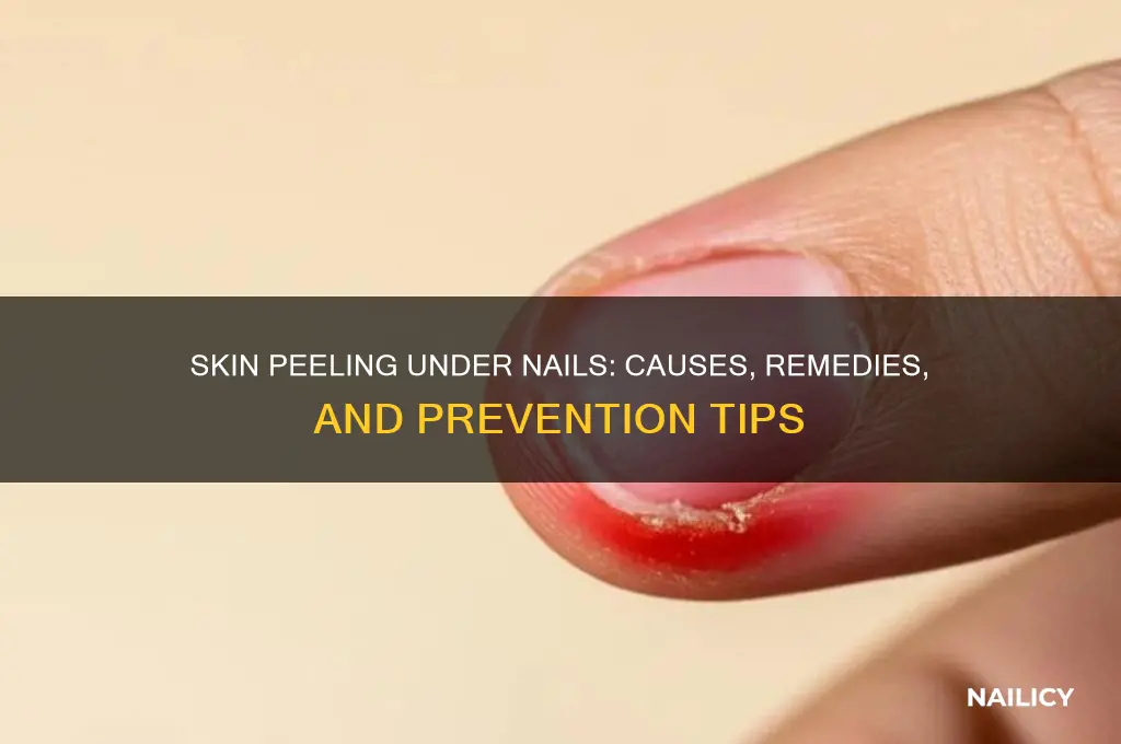 Skin Peeling Under Nails: Causes, Remedies, And Prevention Tips | Nailicy