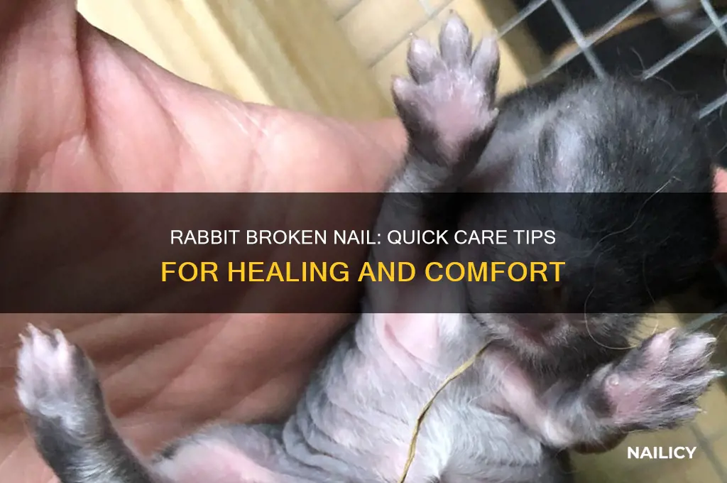 Rabbit Broken Nail: Quick Care Tips For Healing And Comfort | Nailicy