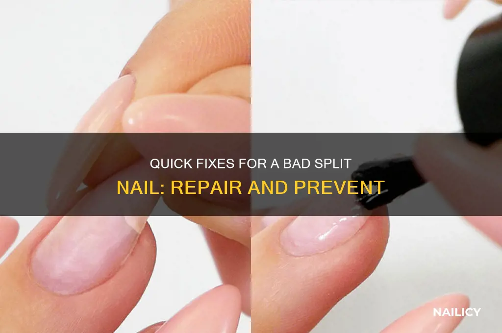 Quick Fixes For A Bad Split Nail: Repair And Prevent | Nailicy