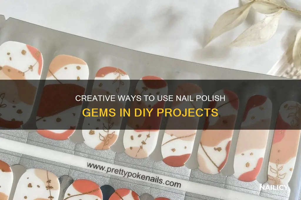 Creative Ways To Use Nail Polish Gems In Diy Projects | Nailicy