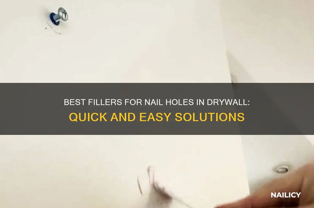 Best Fillers For Nail Holes In Drywall: Quick And Easy Solutions | Nailicy