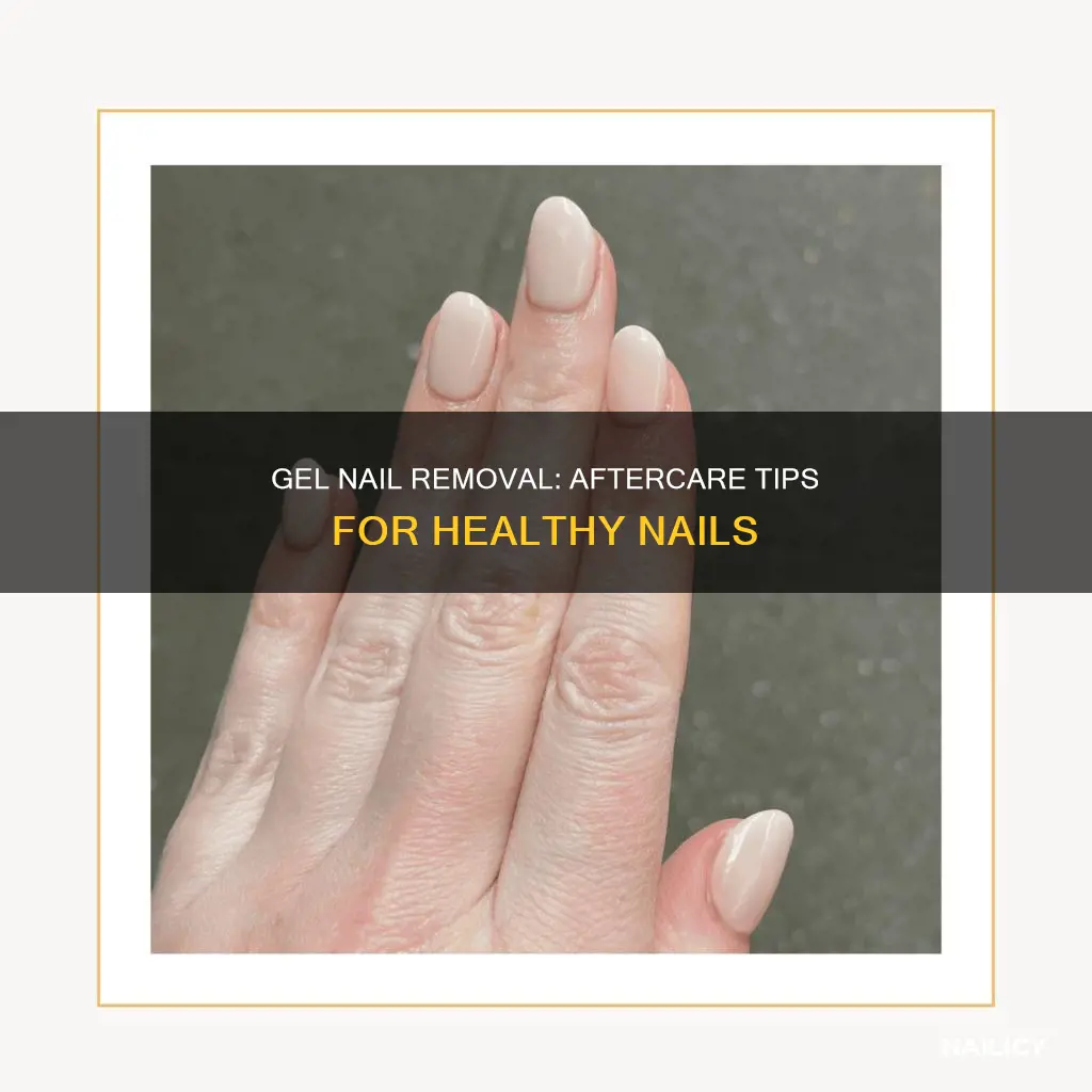 Gel Nail Removal: Aftercare Tips For Healthy Nails | Nailicy