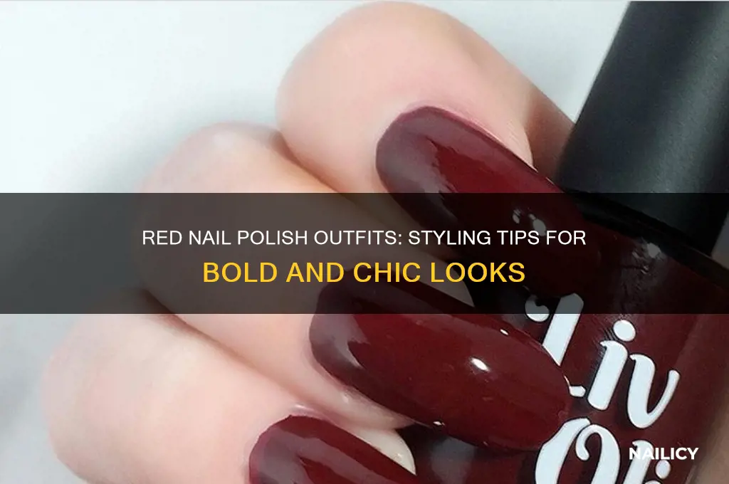 Red Nail Polish Outfits: Styling Tips For Bold And Chic Looks | Nailicy
