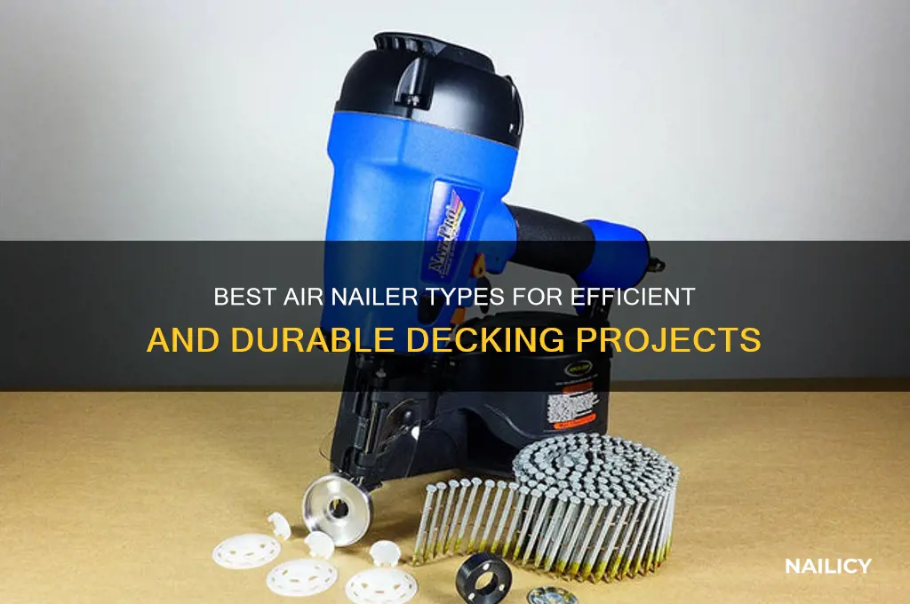Best Air Nailer Types For Efficient And Durable Decking Projects | Nailicy