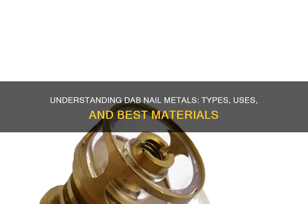Understanding Dab Nail Metals: Types, Uses, And Best Materials | Nailicy