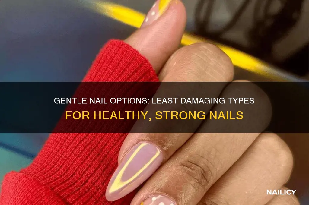 Gentle Nail Options: Least Damaging Types For Healthy, Strong Nails ...