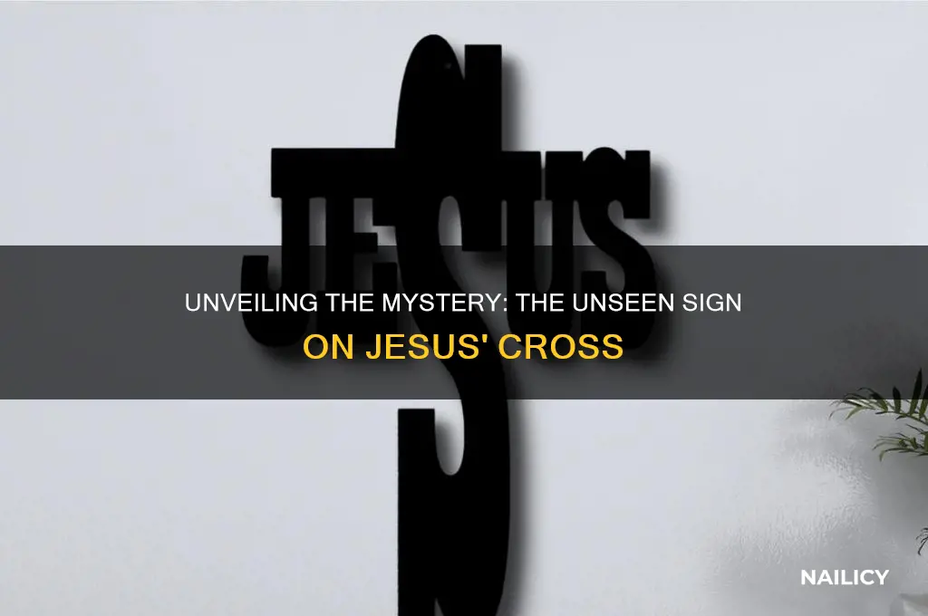Unveiling The Mystery: The Unseen Sign On Jesus' Cross | Nailicy