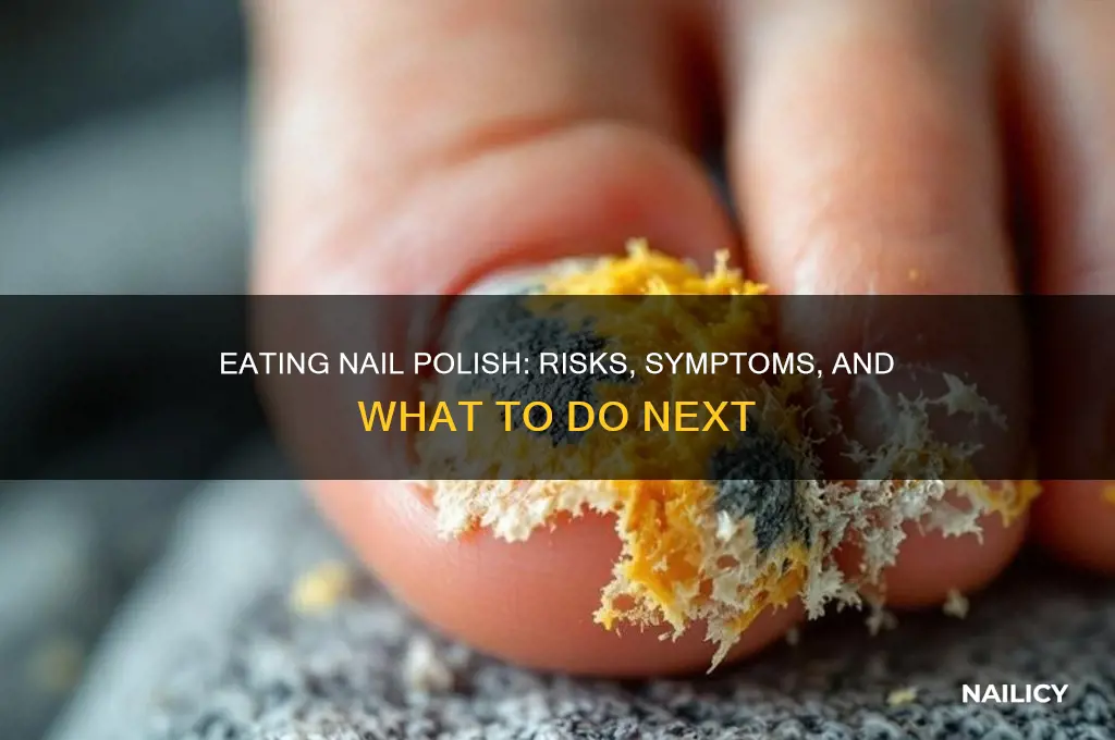 Eating Nail Polish: Risks, Symptoms, And What To Do Next | Nailicy