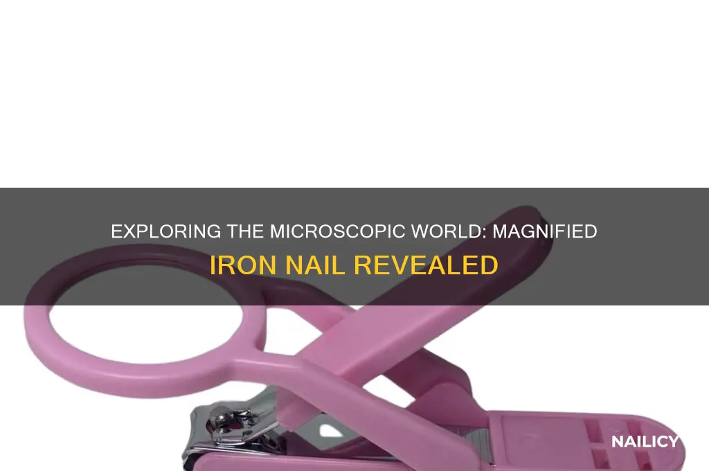 Exploring The Microscopic World: Magnified Iron Nail Revealed | Nailicy