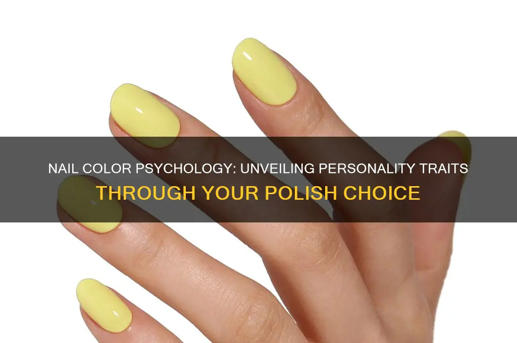 Nail Color Psychology: Unveiling Personality Traits Through Your Polish ...