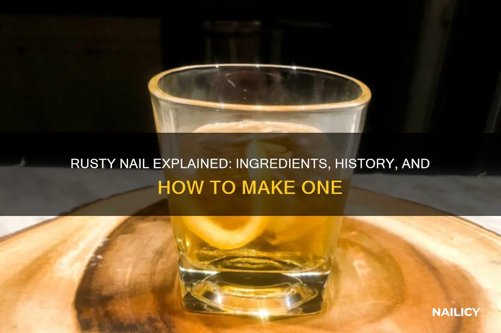 Rusty Nail Explained: Ingredients, History, And How To Make One | Nailicy