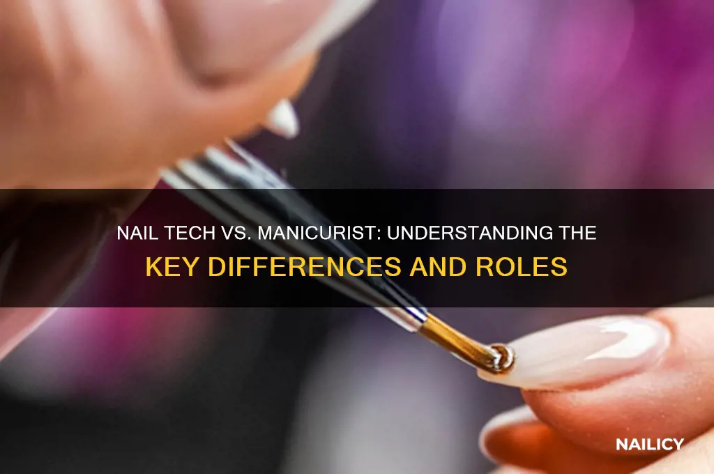 Nail Tech Vs. Manicurist: Understanding The Key Differences And Roles ...