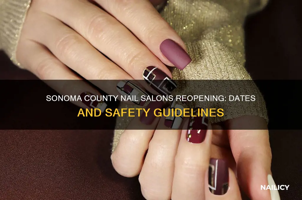 Sonoma County Nail Salons Reopening: Dates And Safety Guidelines | Nailicy