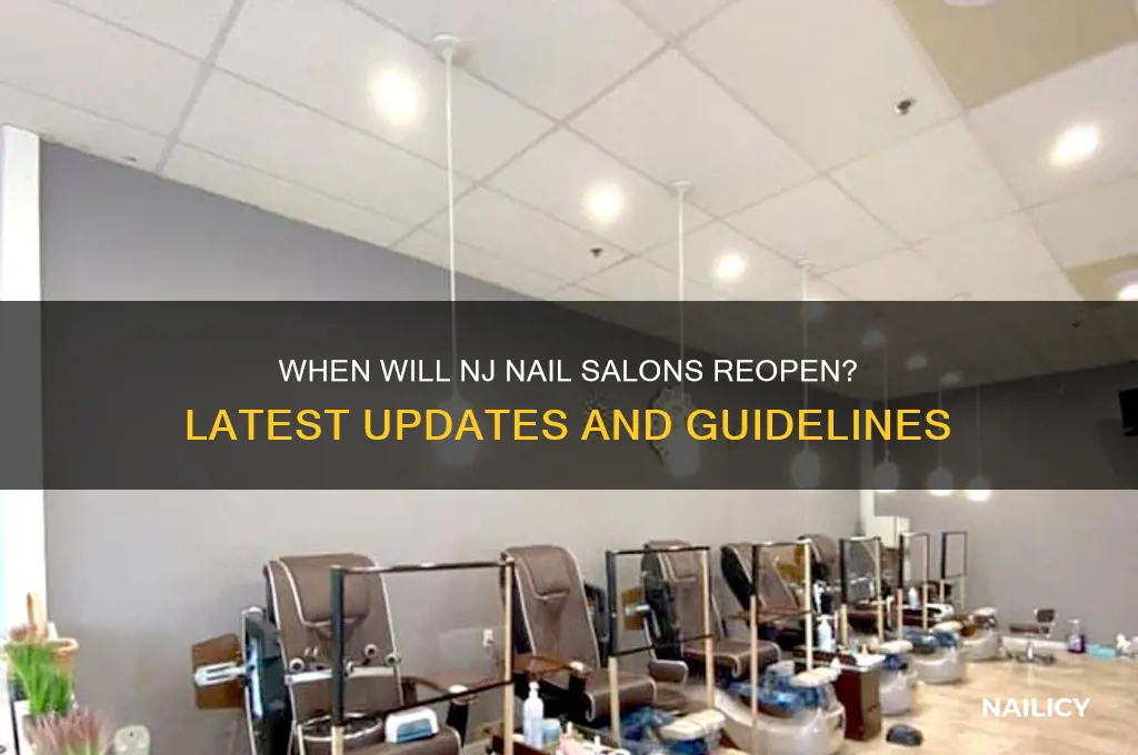 When Will Nj Nail Salons Reopen? Latest Updates And Guidelines | Nailicy