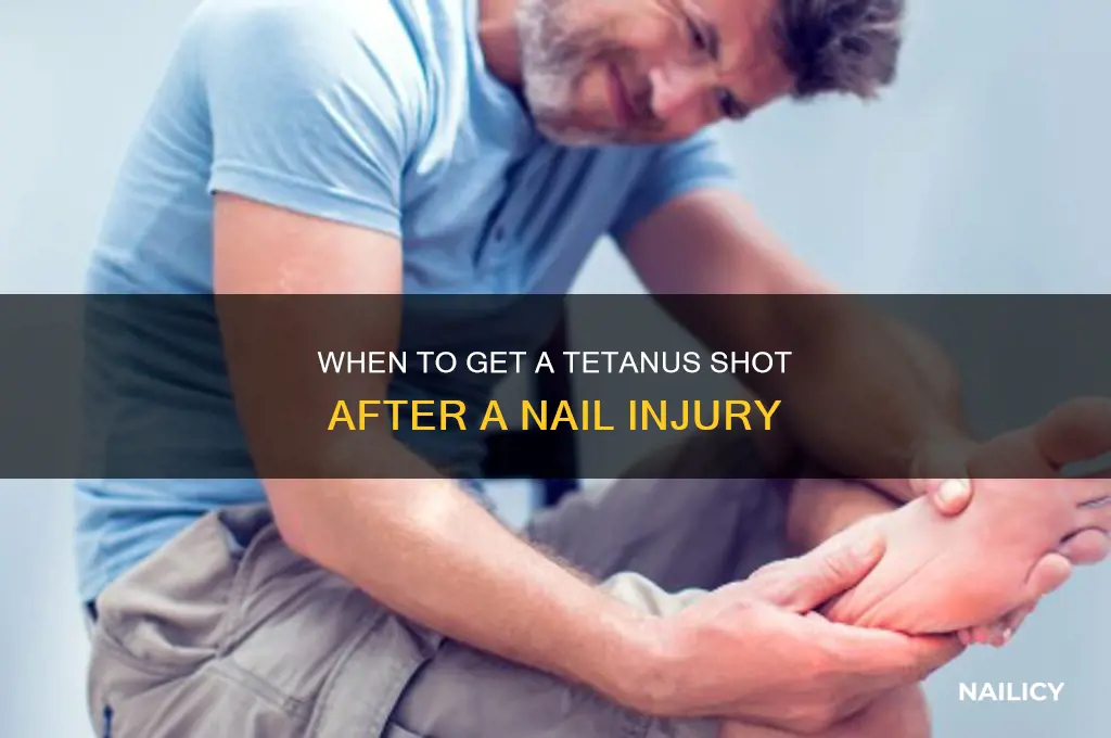 When To Get A Tetanus Shot After A Nail Injury | Nailicy