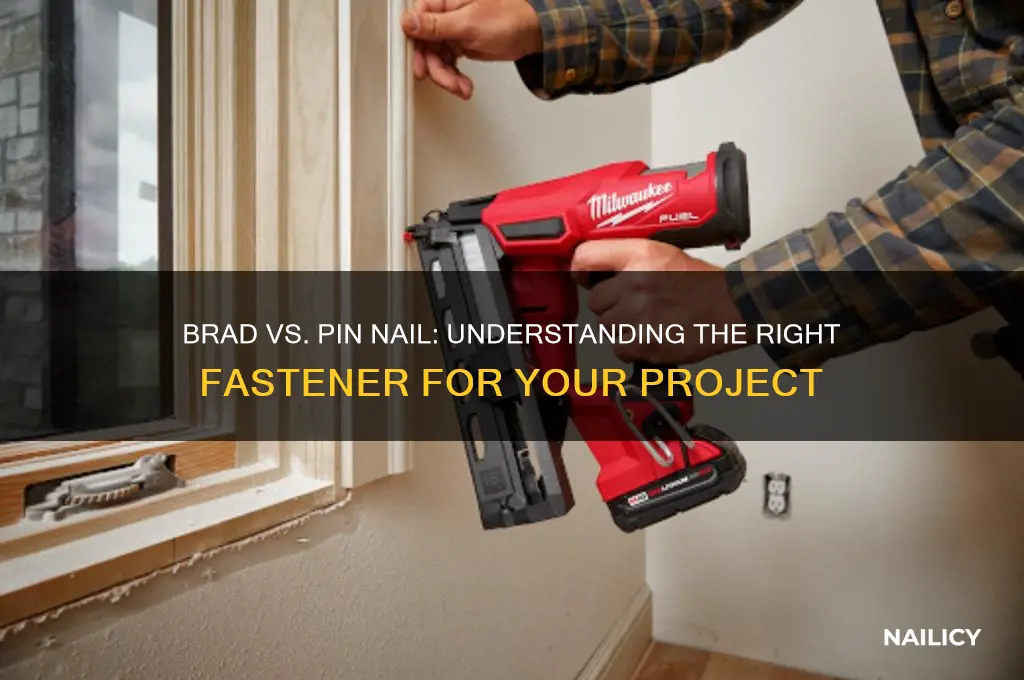Brad Vs. Pin Nail: Understanding The Right Fastener For Your Project ...