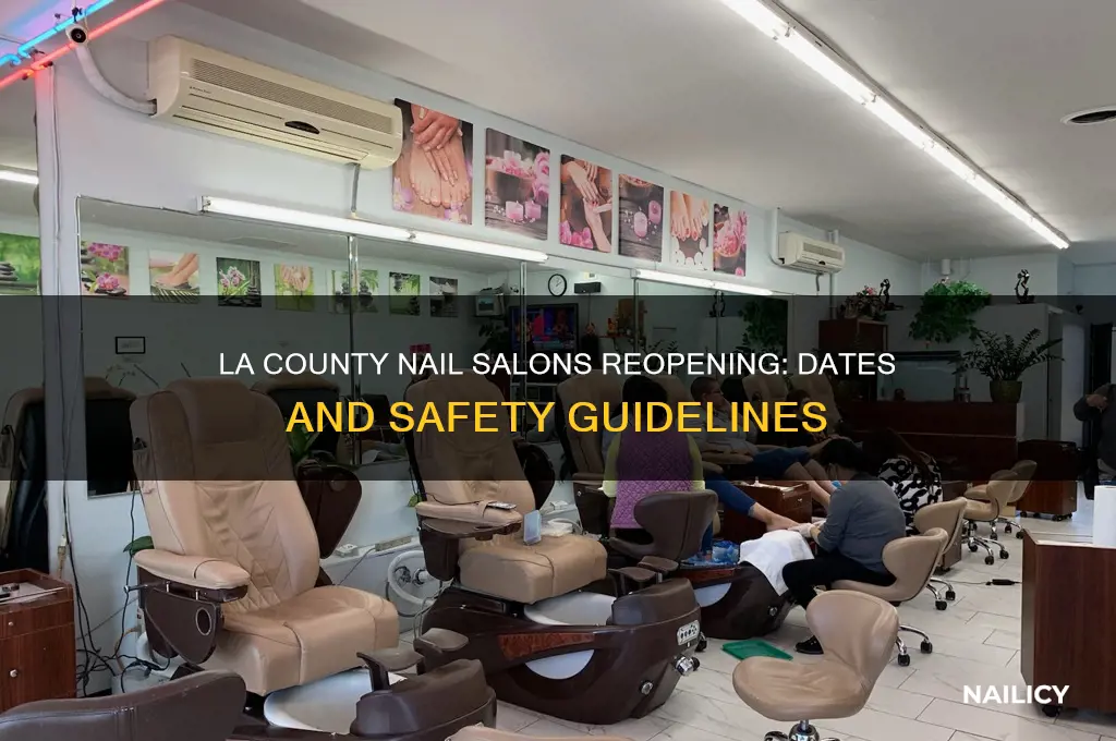 La County Nail Salons Reopening: Dates And Safety Guidelines | Nailicy