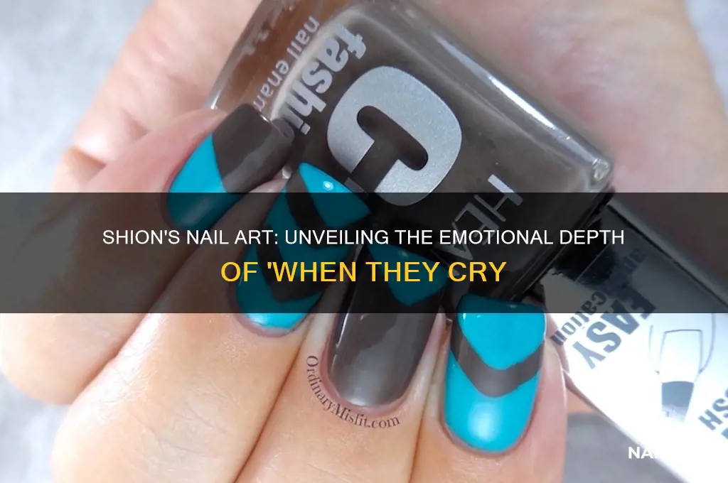 Shion's Nail Art: Unveiling The Emotional Depth Of 'When They Cry | Nailicy