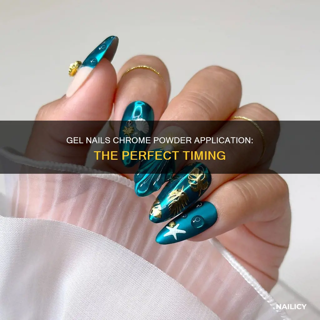 Gel Nails Chrome Powder Application: The Perfect Timing | Nailicy