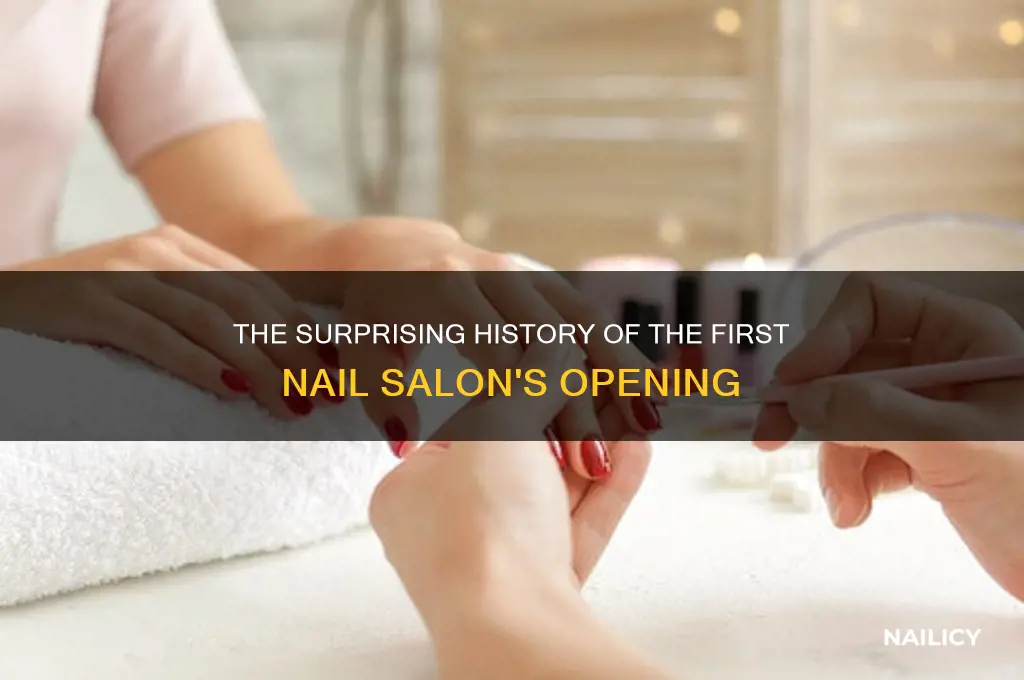The Surprising History Of The First Nail Salon's Opening | Nailicy