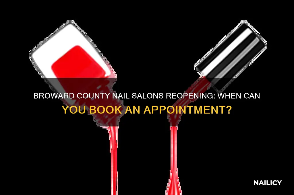 Broward County Nail Salons Reopening: When Can You Book An Appointment ...